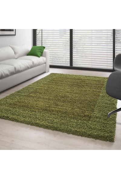 Pixel Modern Dekoratif Shaggy Halı 30 mm Yüksek Tüylü Bordürlü Yeşil Oturma Odası Pixel Modern Dekoratif Shaggy Halı 30 mm Yüksek Tüylü Bordürlü Yeşil Oturma Odası