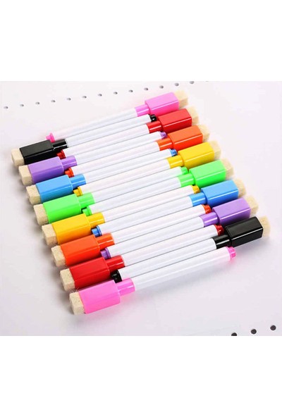 Dünya Magnet Karışık Renkli Mıknatıslı Silgili Akıllı Tahta Kalemi 12'li - Silinebilir Beyaz Tahta Kalemi Dünya Magnet Karışık Renkli Mıknatıslı Silgili Akıllı Tahta Kalemi 12'li - Silinebilir Beyaz Tahta Kalemi