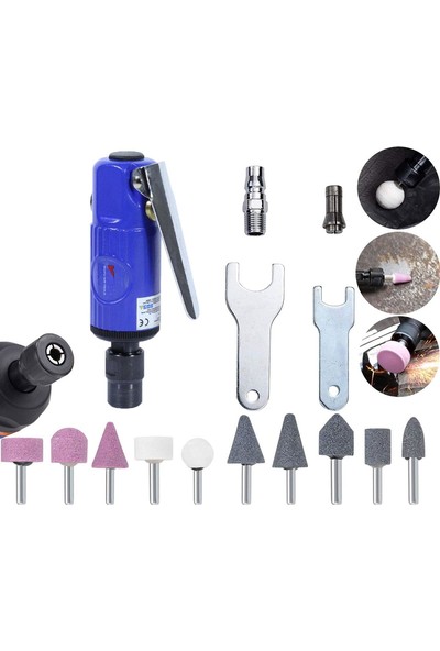 Wufu WFG-1010 Havalı Kalıpçı Taşlama Seti 11 Parça 6 mm