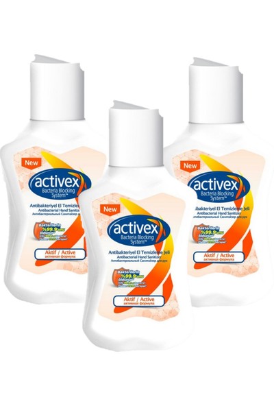 Activex Antibakteriye El Temizleme Jeli Aktif 3 x 100 ml