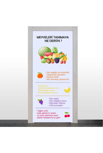 Okularenkkat Meyveler Kapı Giydirme