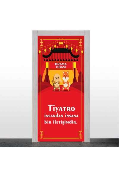 Okularenkkat Drama Odası Kapı Giydirme Okularenkkat Drama Odası Kapı Giydirme