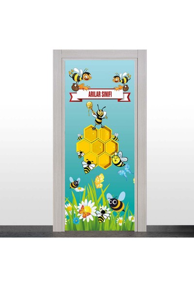 Okularenkkat Arılar Sınıfı Kapı Giydirme