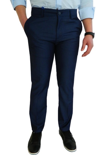 Notra Erkek Kendinden Desenli Kumaş Pantolon 125 BGL-ST00987