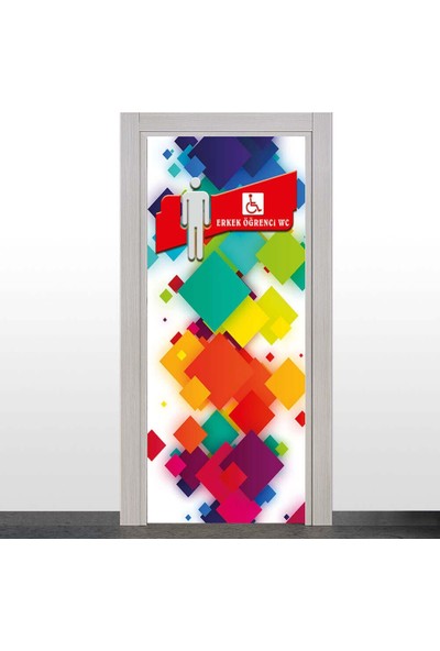 Okularenkkat Engelli Erkek Wc Kapı Giydirme
