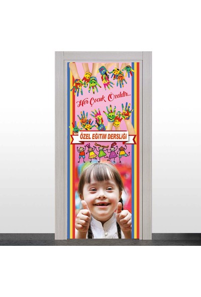 Okularenkkat Özel Eğitim Sınıfı Kapı Giydirme 1