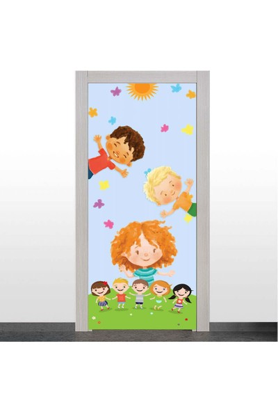 Okularenkkat Çocuk Temalı Kapı Giydirme