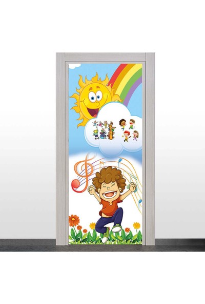 Okularenkkat Çocuk Temalı Kapı Giydirme
