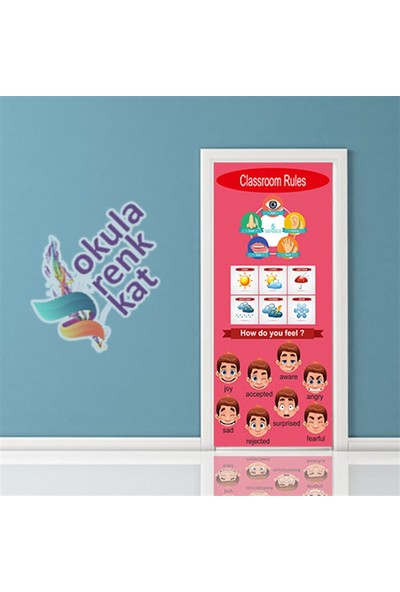 Okularenkkat Ingilizce Sınıfı Kapı Giydirme