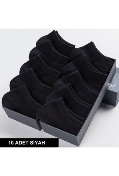 Çorapmanya 10 Çift Bambu Dikişsiz Siyah Kadın Patik Çorap Bilek Boy Çorapmanya 10 Çift Bambu Dikişsiz Siyah Kadın Patik Çorap Bilek Boy