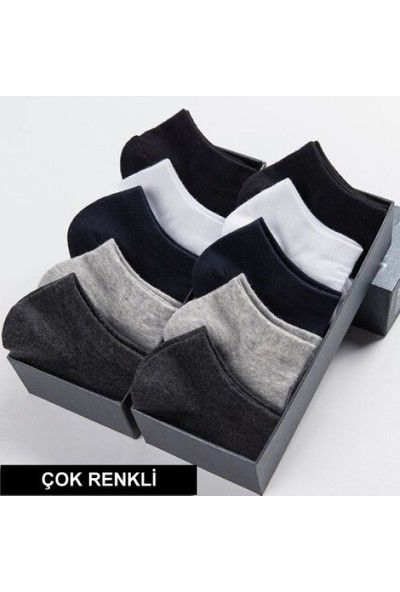 Çorapmanya 10 Çift Modal Dikişsiz Çok Renkli Kadın Patik Çorap Bilek Boy Çorapmanya 10 Çift Modal Dikişsiz Çok Renkli Kadın Patik Çorap Bilek Boy