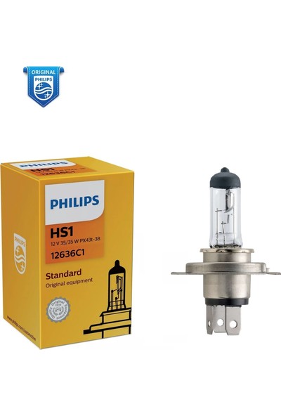 Phılıps Hs1 35W-35W Motorsiklet Far Ampulu 12636C1 Ean - 8711559512501(MOTOSIKLET)