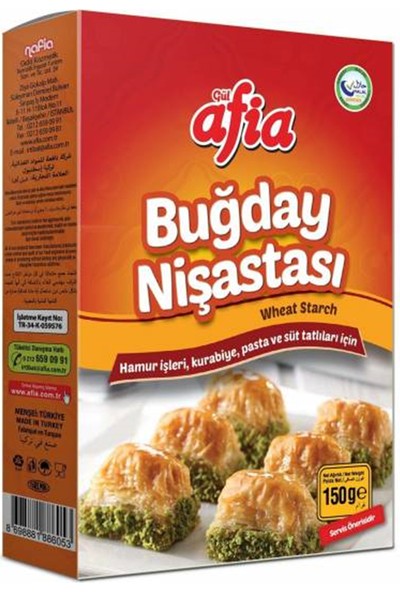 Afia Buğday Nişastası 150G Afia Buğday Nişastası 150G