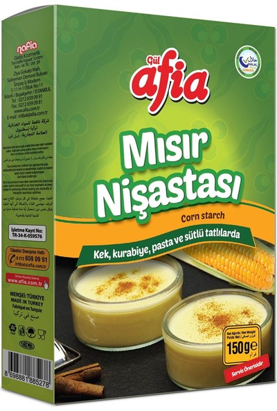 Afia Mısır Nişastası 150 G.