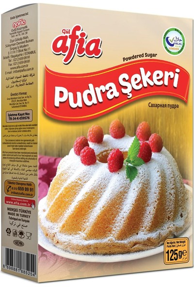 Afia Pudra Şekeri 125 G