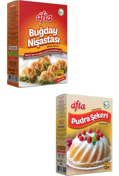 Afia Pudra Şekeri + Buğday Nişastası Afia Pudra Şekeri + Buğday Nişastası