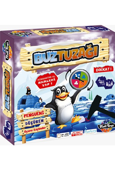 Moli Toys Buz Tuzağı Penguen Düşürme Oyunu 2 Moli Toys Buz Tuzağı Penguen Düşürme Oyunu 2