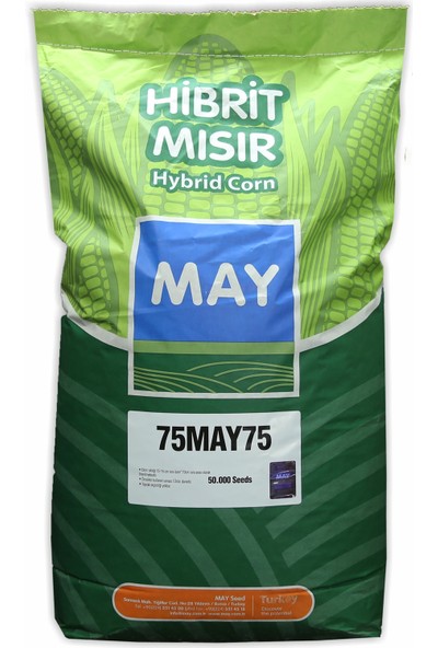 May 75MAY75 Danelik Mısır Tohumu 50000 Tohum