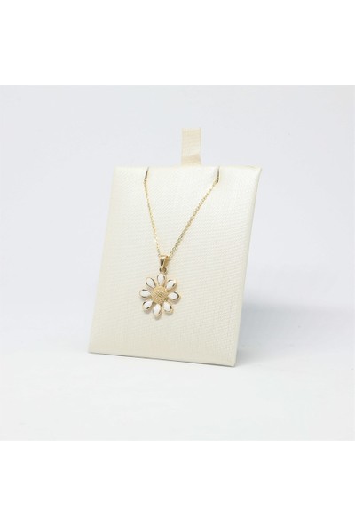 Altınköşe Mücevherat Altın Papatya Kolye
