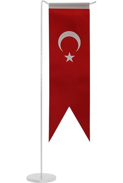 Trio Avm Masa Üstü Kırlangıç Türk Bayrağı Saten Kumaş 10 x 30 cm Trio Avm Masa Üstü Kırlangıç Türk Bayrağı Saten Kumaş 10 x 30 cm