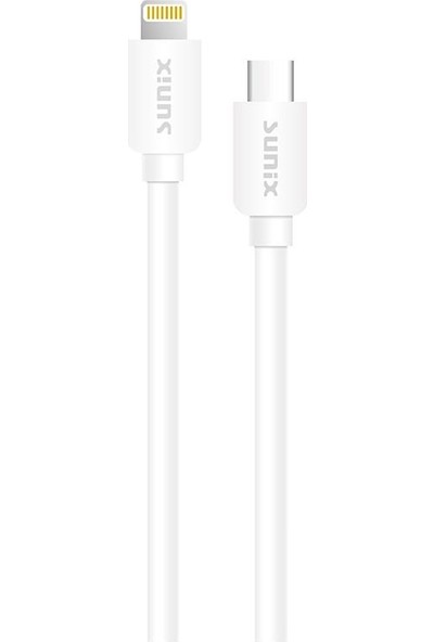 Sunix SC53 Type-C To Lightning 3A Hızlı Data ve Şarj Kablo Sunix SC53 Type-C To Lightning 3A Hızlı Data ve Şarj Kablo