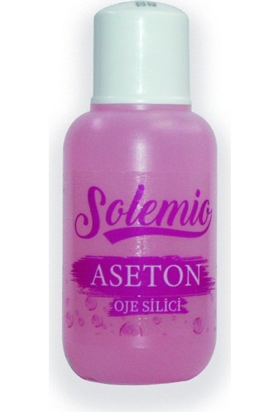 Solemio Aseton Oje Silici Pembe 100ML Solemio Aseton Oje Silici Pembe 100ML