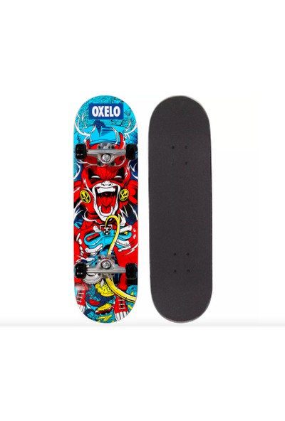 Oxelo Kaykay Mıd 100 - Çocuk - 5 / 7 Yaş - Kırmızı Oxelo