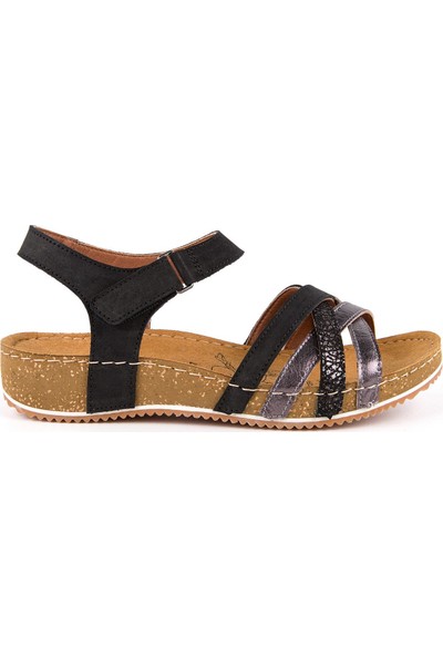 Muya Niha Anatomik Deri Kadın Sandalet