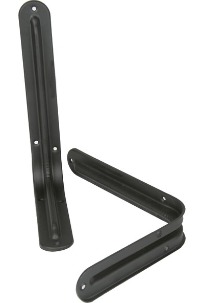 Met Metal Raf Altı Siyah 140 x 110 mm 2 Adet