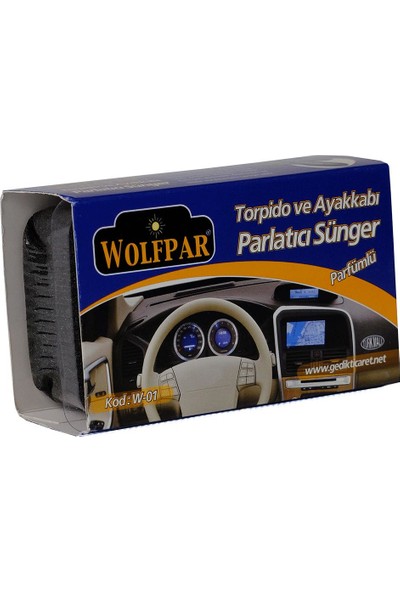Wolfpar Torpido ve Ayakkabı Parlatıcı Sünger (1 Adet) Wolfpar Torpido ve Ayakkabı Parlatıcı Sünger (1 Adet)