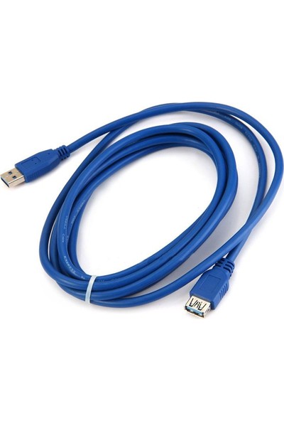 Yk Design USB 3.0 Dişi Erkek Uzatma Kablosu 5 mt Yk Design USB 3.0 Dişi Erkek Uzatma Kablosu 5 mt