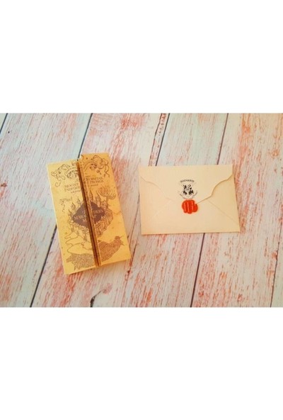 Cosmonis Harry Potter Hogwarts Davet Mektubu ve Çapulcu Haritası Seti