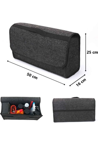Ankaflex Keçe Bagaj Çantası Araç Bagaj Organizer Oto Bagaj Düzenleyici Alet Çantası Siyah Renk Ankaflex Keçe Bagaj Çantası Araç Bagaj Organizer Oto Bagaj Düzenleyici Alet Çantası Siyah Renk
