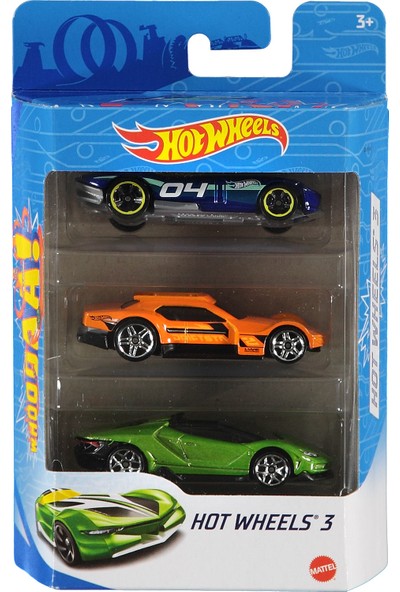 Hot Wheels 3'lü Araba Seti 3+ Yaş