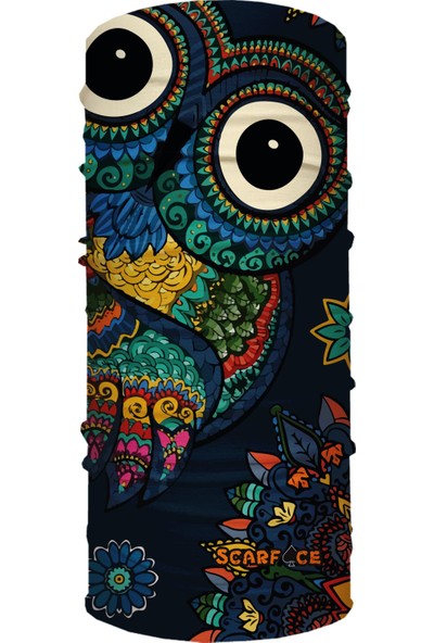 Scarface Bandana Owl Bandana/buff/boyunluk/outdoor Scarface Bandana Owl Bandana/buff/boyunluk/outdoor