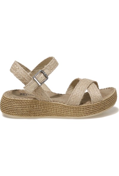 Butigo Gabriella 1fx Naturel Kadın Sandalet