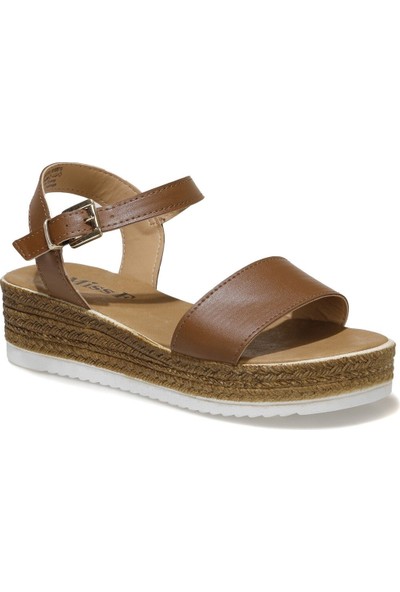 Miss F DS21078 1fx Taba Kadın Dolgu Topuklu Sandalet
