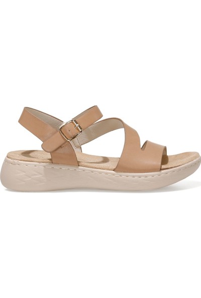 Nine West Margaret 1fx Naturel Kadın Kalın Tabanlı Sandalet