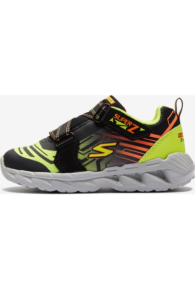 Skechers Magna Küçük Erkek Çocuk Siyah Işıklı Spor Ayakkabı-401501N Bkyl