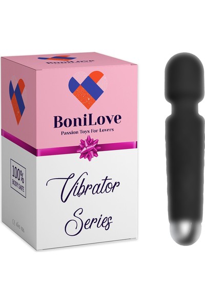Bonilove Silikon Güçlü Titreşime Sahip Masaj Vibratörü Bonilove Silikon Güçlü Titreşime Sahip Masaj Vibratörü