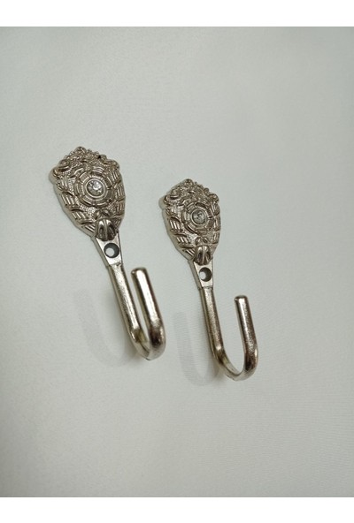 PERDE BURADA HOME Fon Perde Taşlı Askı Aparatı 2 Adet