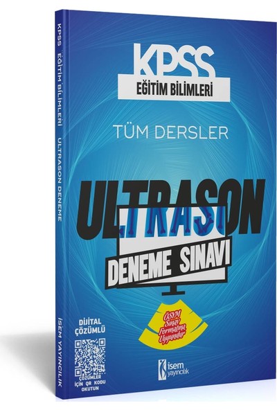 Isem Yayıncılık 2021 KPSS Eğitim Bilimleri ÖSYM Tarzı Ultrason Deneme Sınavı
