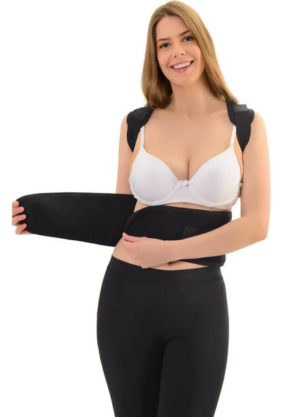 Ankaflex Mıknatıslı Manyetik Özellikli Korse Dik Durmaya Destek Korse (Doğum Sonrasına Uygun Korse)