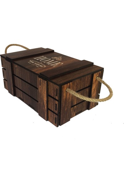 Pratik Dekor Kahverengi Kutu