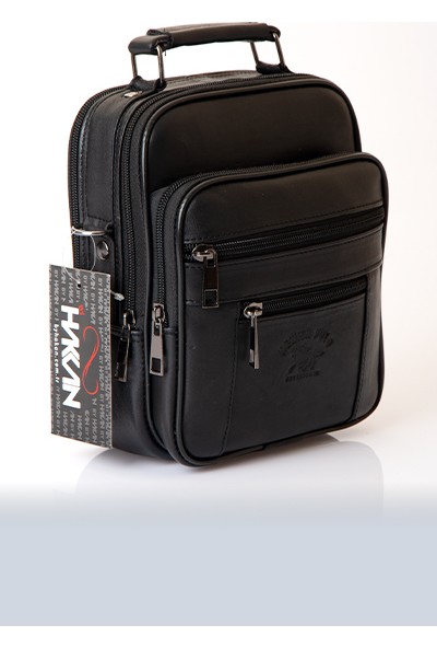 Hakan Çanta Erkek Küçük Boy Hakiki Deri Kasalı El ve Omuz Askılı Çanta NW3009