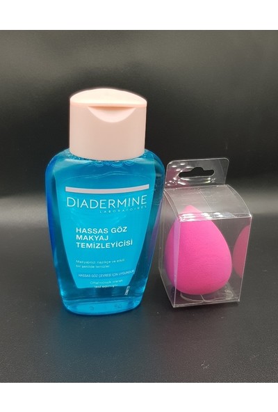 Diadermine Hassas Göz Makyaj Temizleyicisi 125 ml + Makyaj Süngeri Diadermine Hassas Göz Makyaj Temizleyicisi 125 ml + Makyaj Süngeri