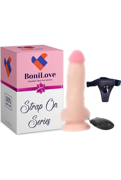 Bonilove Strap On Series 15 cm 10 Modlu Belden Bağlamalı Titreşimli Realistik Penis Bonilove Strap On Series 15 cm 10 Modlu Belden Bağlamalı Titreşimli Realistik Penis