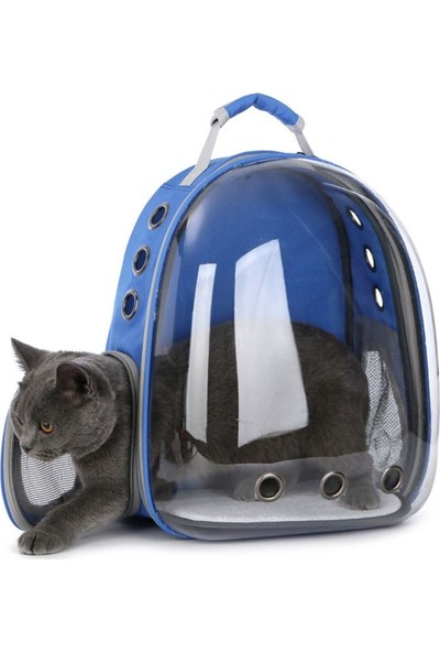 Pi İthalat Şeffaf Astronot Kedi Köpek Taşıma Çantası