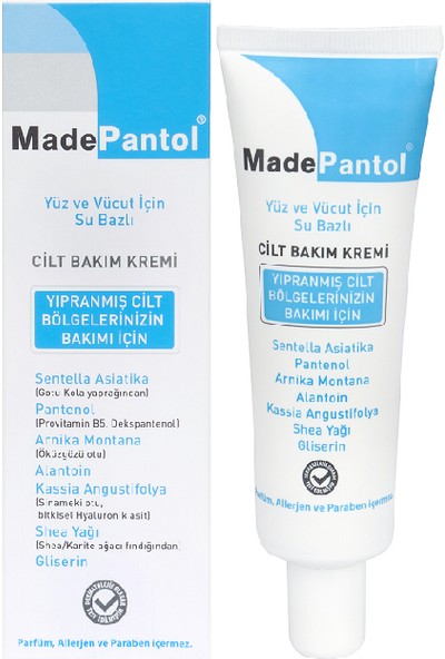 Madepantol Dermadolin Madepantol Su Bazlı Cilt Bakım Kremi 50 Ml Madepantol Dermadolin Madepantol Su Bazlı Cilt Bakım Kremi 50 Ml