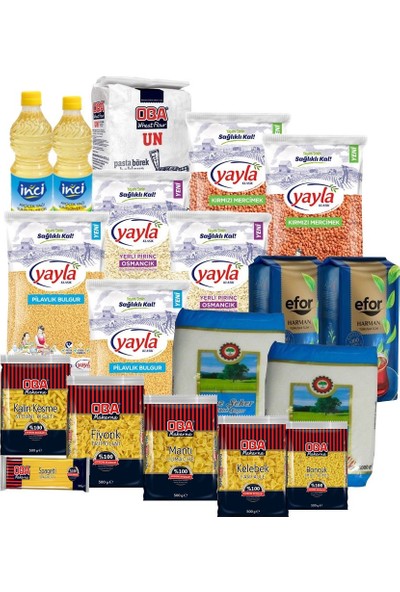Gıda Erzak Paketi 19 kg